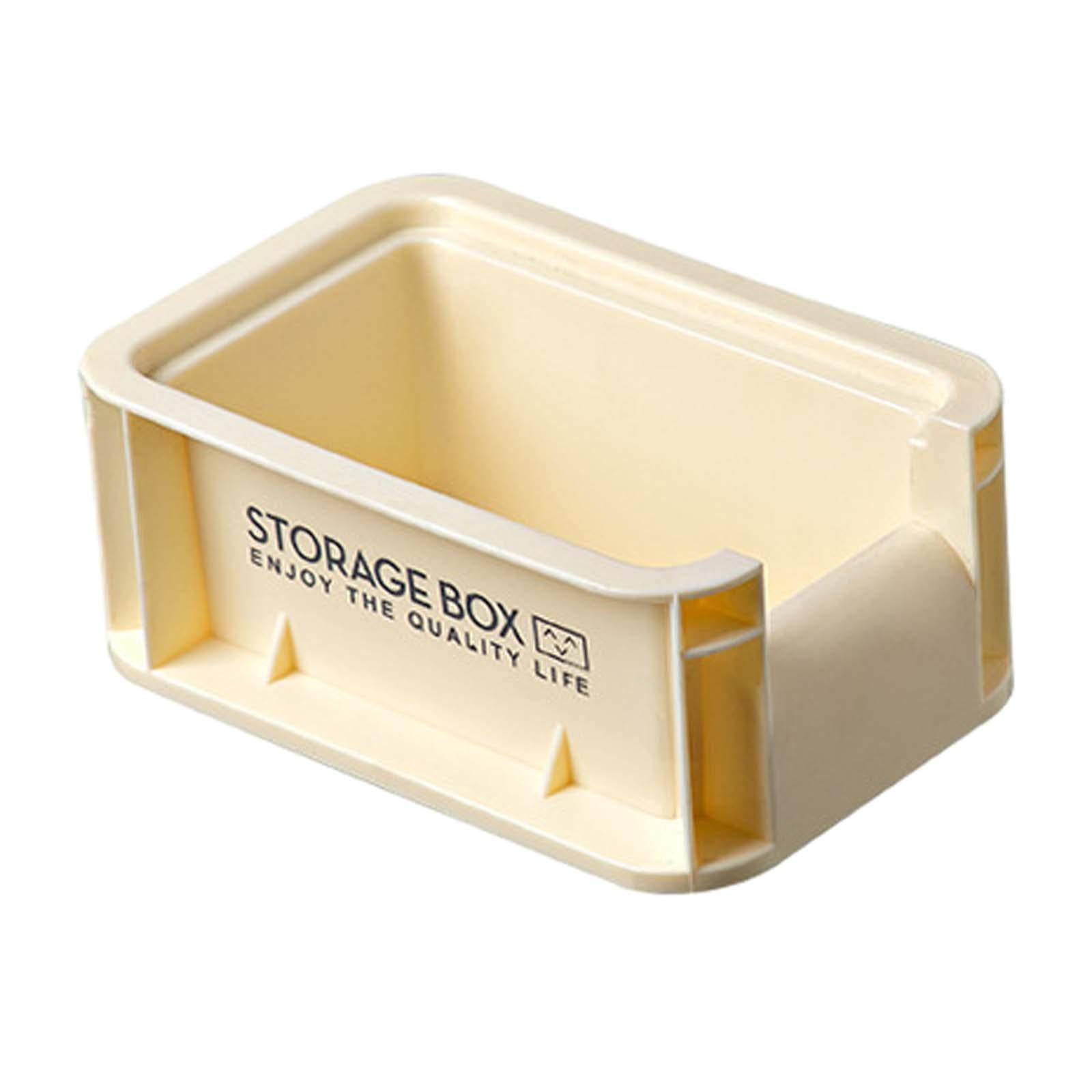 Desk Organizer Stackable Storage Box for Closet Bathroom Pantry ...