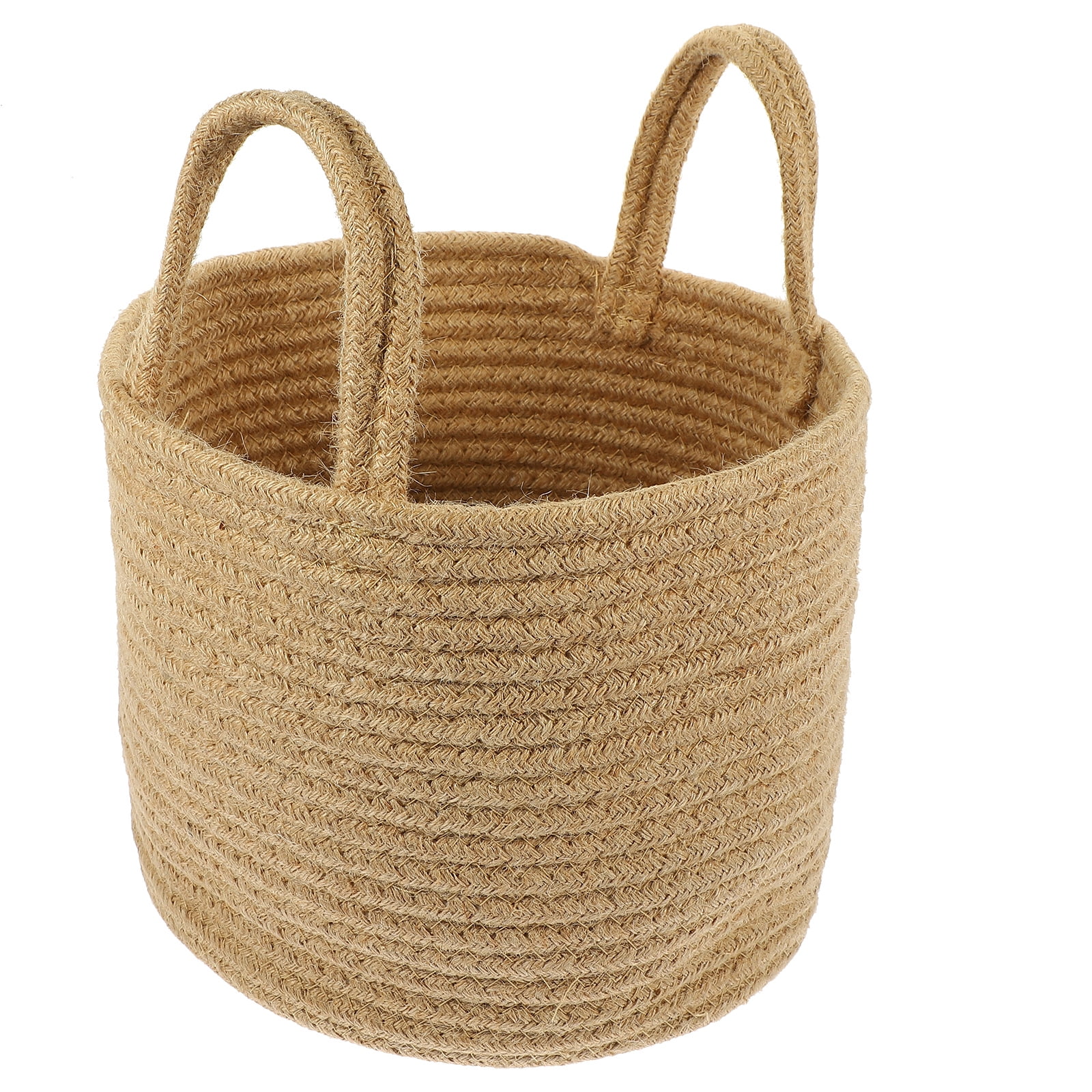 Desk Organizer Sundries Storage Basket Woven Laundry Basket Woven ...