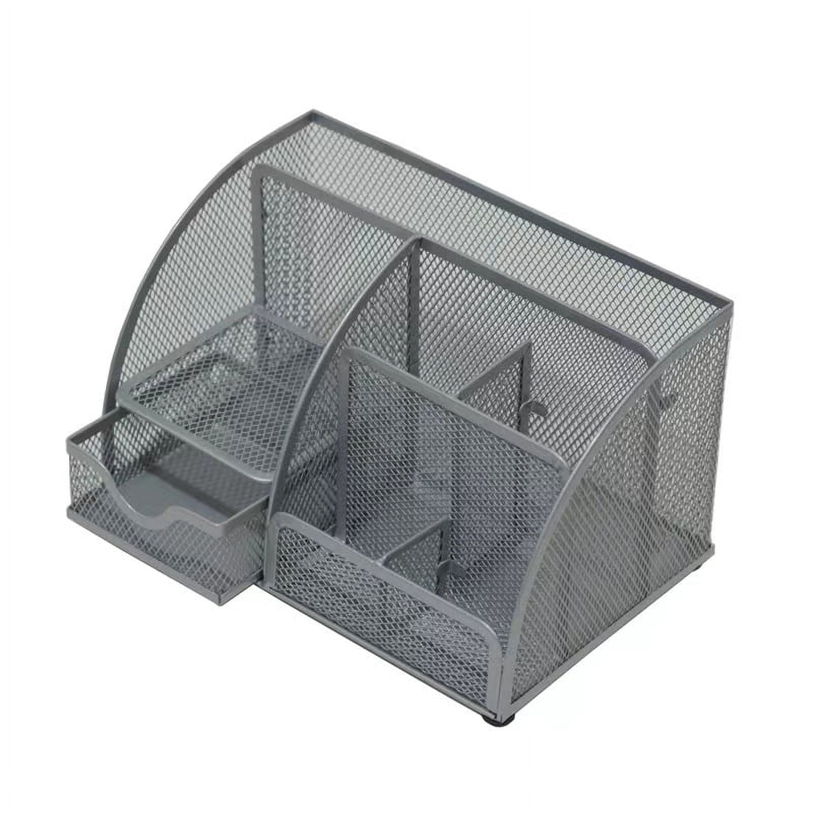 Desk Organizer Vibrant Colors Mesh Desktop Organizer And Holder For Pen ...