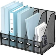 Deli Collapsible Plastic Book Document Folder, Desk Organizer with 4 ...