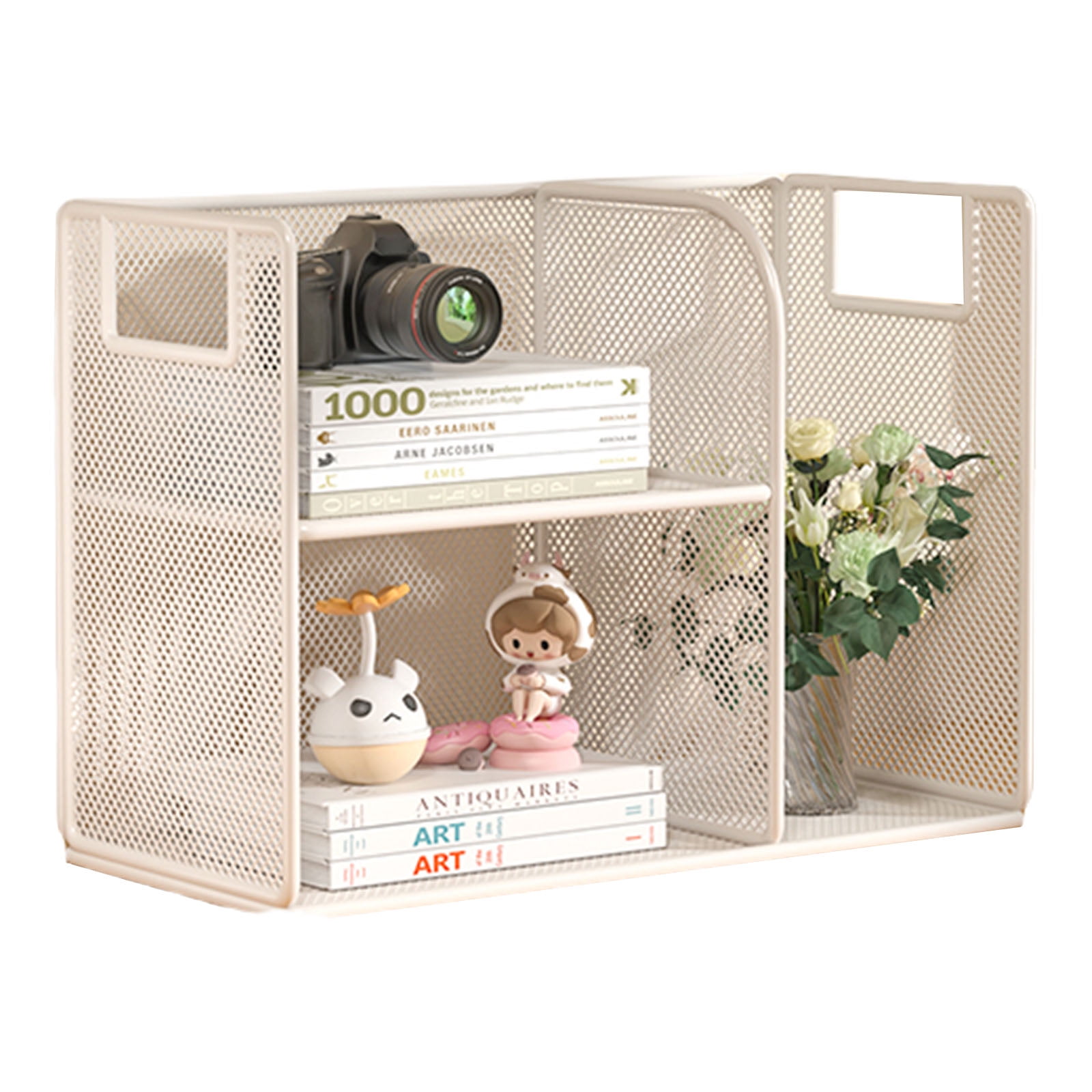 Desk Organizers Storage Stand Metal File Organizers Multi Tiered ...