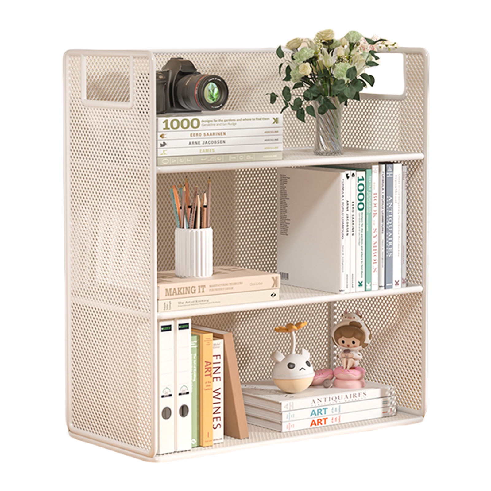 Desk Organizers Storage Stand Metal File Organizers Multi Tiered ...