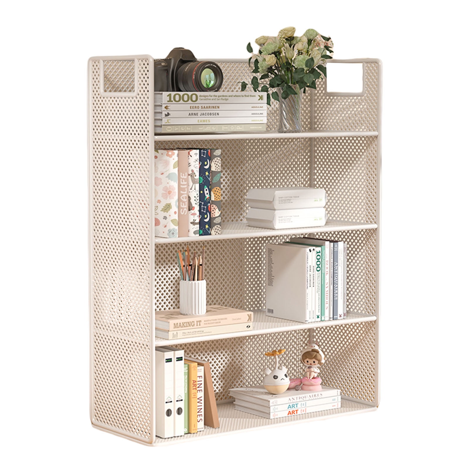 Desk Organizers Storage Stand Metal File Organizers Multi Tiered ...