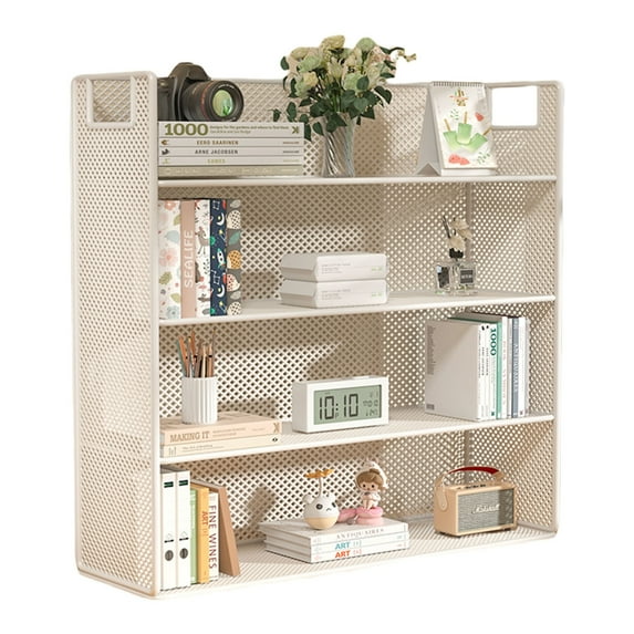 Desk Organizers Storage Stand Metal Mesh File Organizers Multi Tiered ...