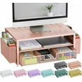 Desk Organizers and Accessories, Monitor Stand with Drawer and 2 Pen ...