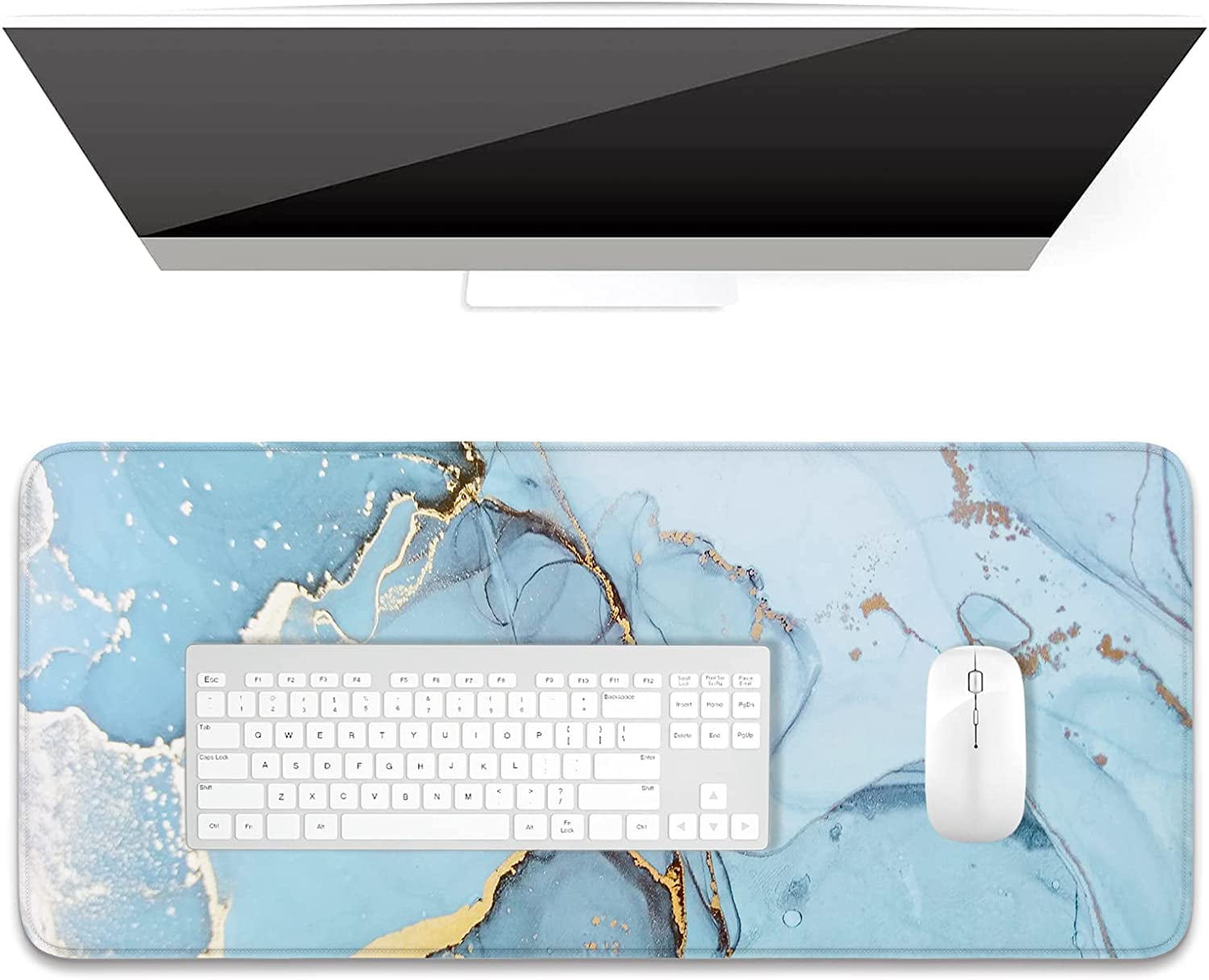 Desk Pad, XL Extended Large Gaming Mouse Pad 31.5 x 11.8 Inch ...