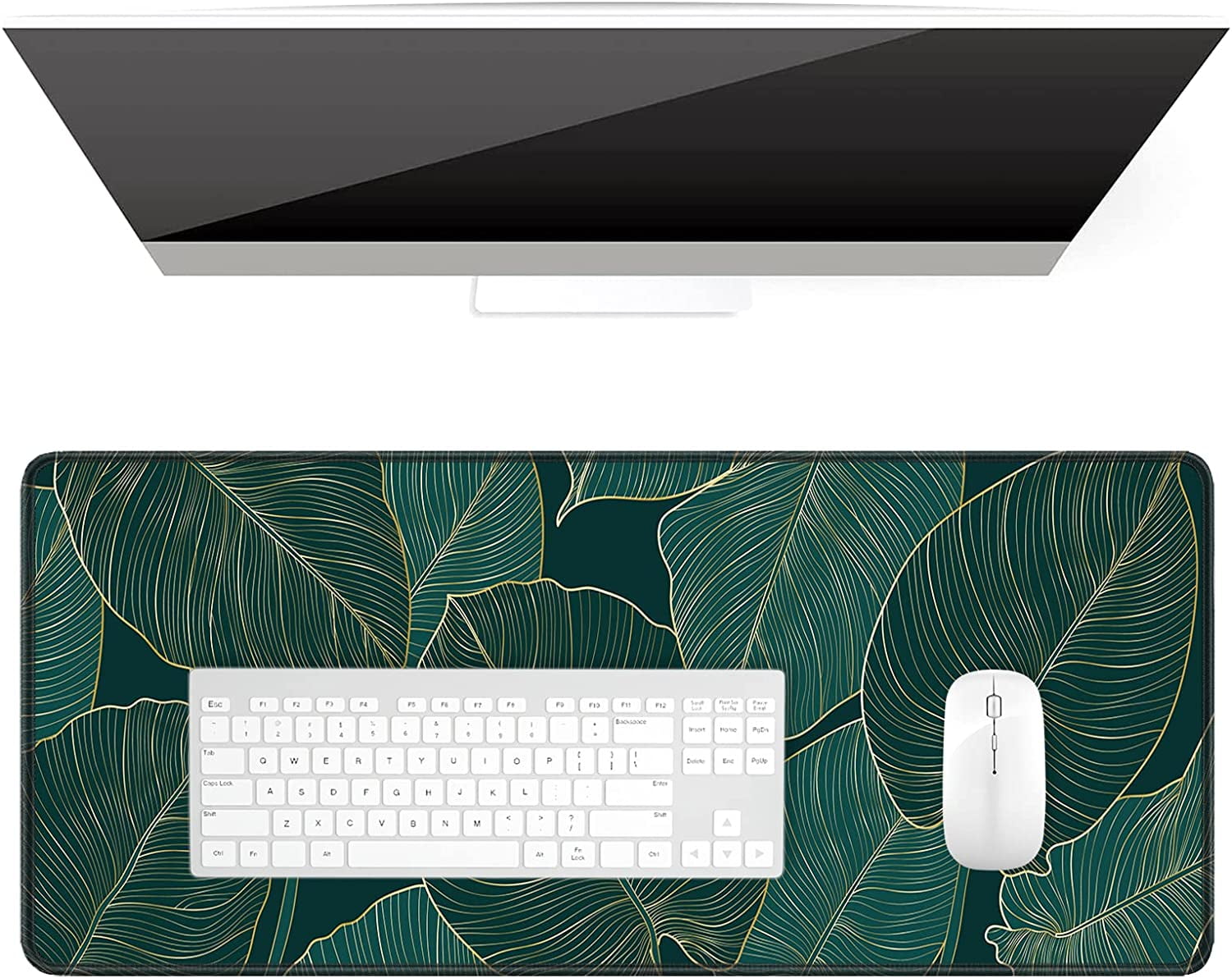 Desk Pad, XL Extended Large Gaming Mouse Pad 31.5 x 11.8 Inch ...