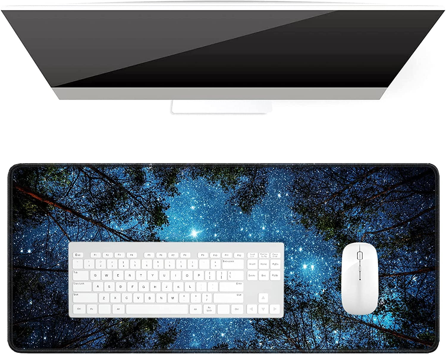 Desk Pad, XL Extended Large Gaming Mouse Pad 31.5 x 11.8 Inch ...