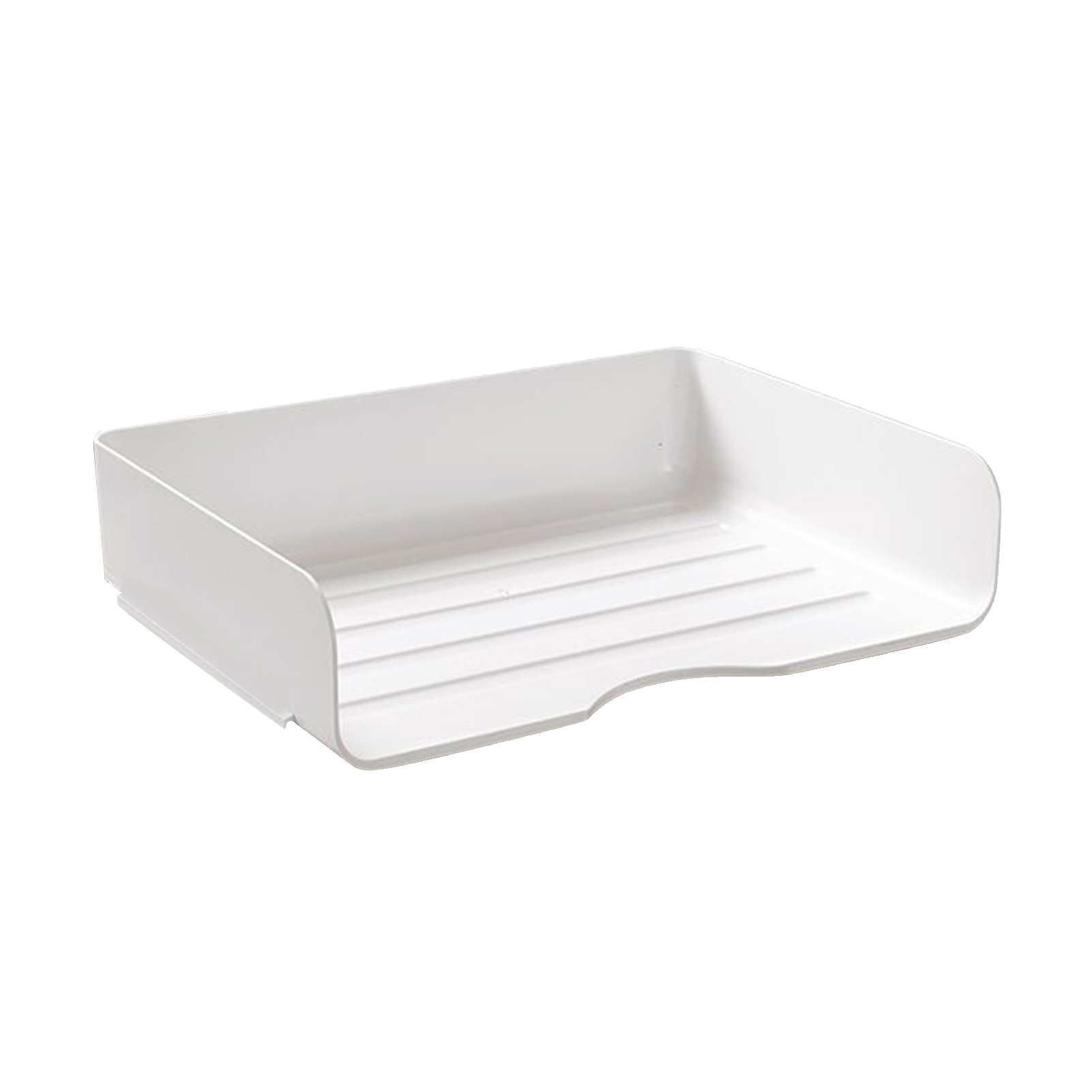 Desk Paper Tray, Non Slip Stackable Storage Stand for A4 Paper ...