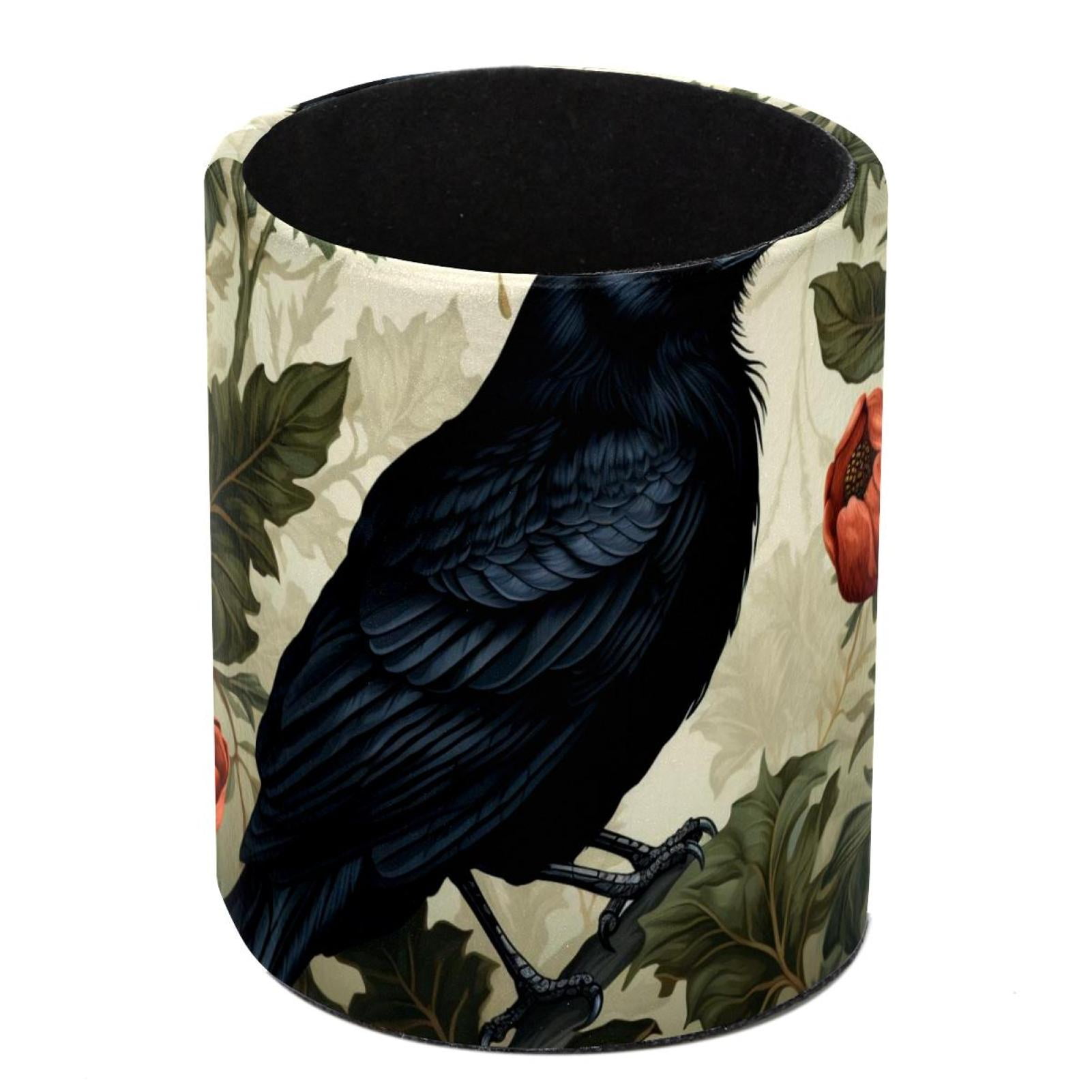 Desk Pencil Pen Holder, Crow Pen Organizers for Desk Desktop Storage ...