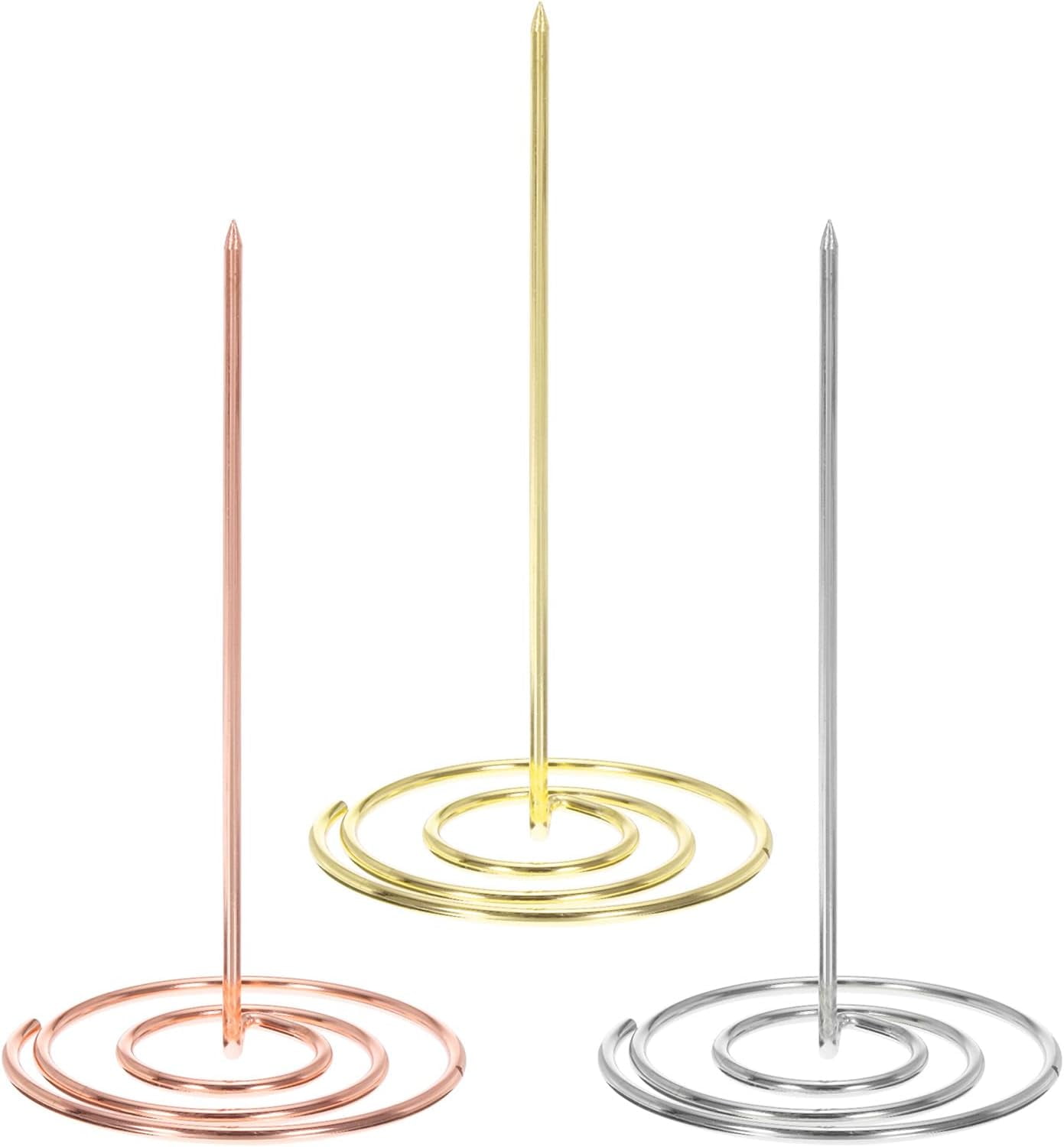 2 Pcs Desk Receipt Holder Spike, Bill Fork Ticket Spike Bill Fork Desk ...