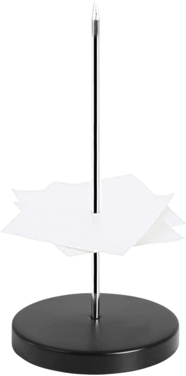 Desk Receipt Holder Spike - Ticket Stabber For Restaurant,Chrome Check ...
