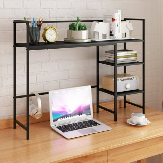LENLN Desk Shelf 38.2" Desktop Organizer Shelf 4 Tier Desk Display Rack ...