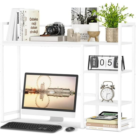 Shop Stylish Grey and Brown Desks and Hutch Storage for Home and Dorm