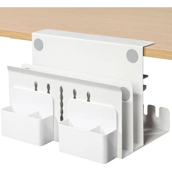 Desk Side Storage, Under Desk Laptop Mount, Table Side Hanging File ...