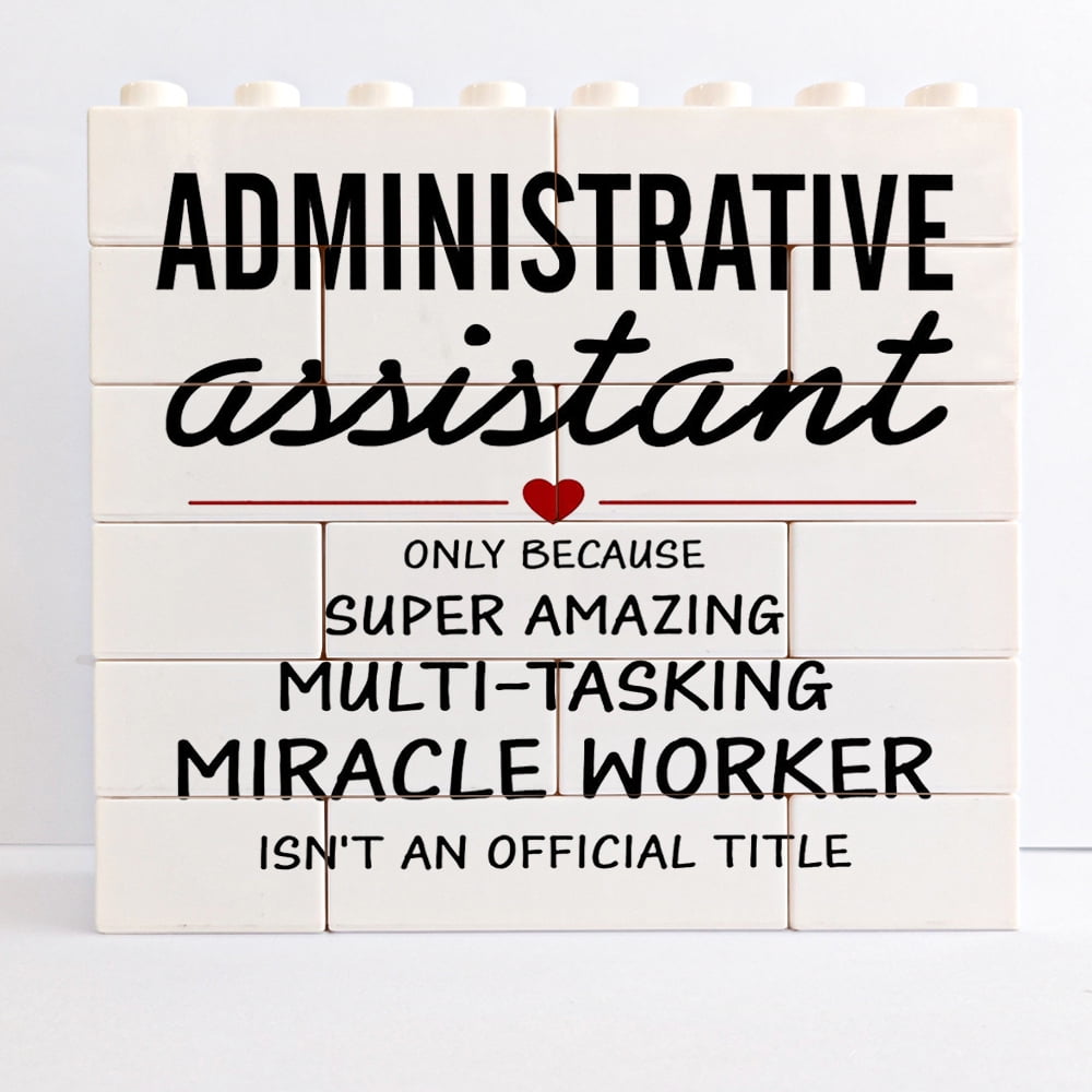 Desk Sign 4.7x5 Inch Administrative Assistant Thank You Gift Decorative ...