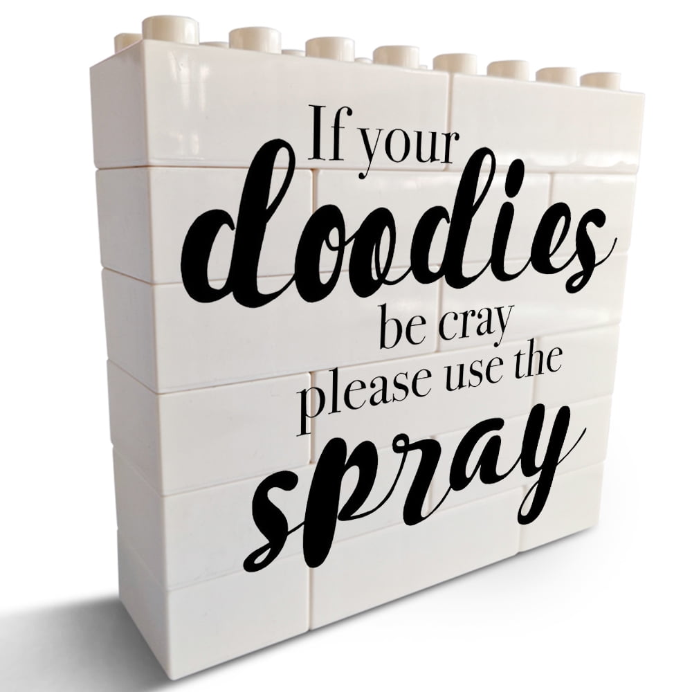 Desk Sign 4.7x5 Inch Bathroom Decorative Signs Plaques Decorative ...