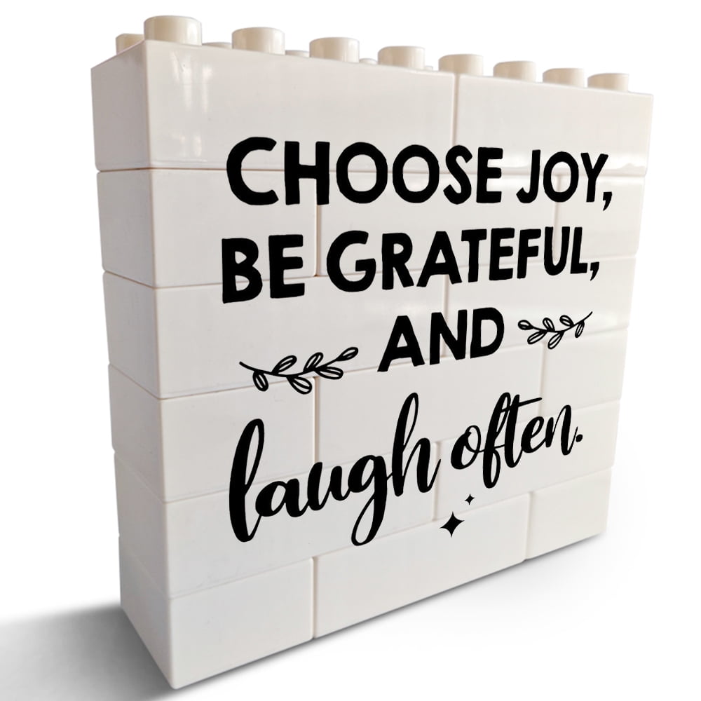 Desk Sign 4.7x5 Inch Desk Decorative Sign Desk Decor Choose Joy Be ...