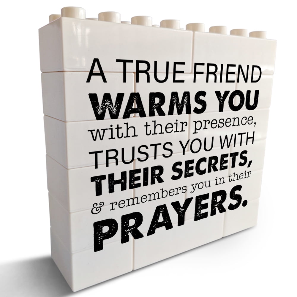 Desk Sign 4.7x5 Inch Farmhouse Friendship Decorative Plaque Sign Rustic ...