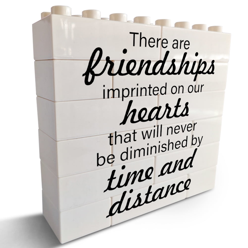 Desk Sign 4.7x5 Inch Farmhouse Friendship Decorative Plaque Sign Rustic ...