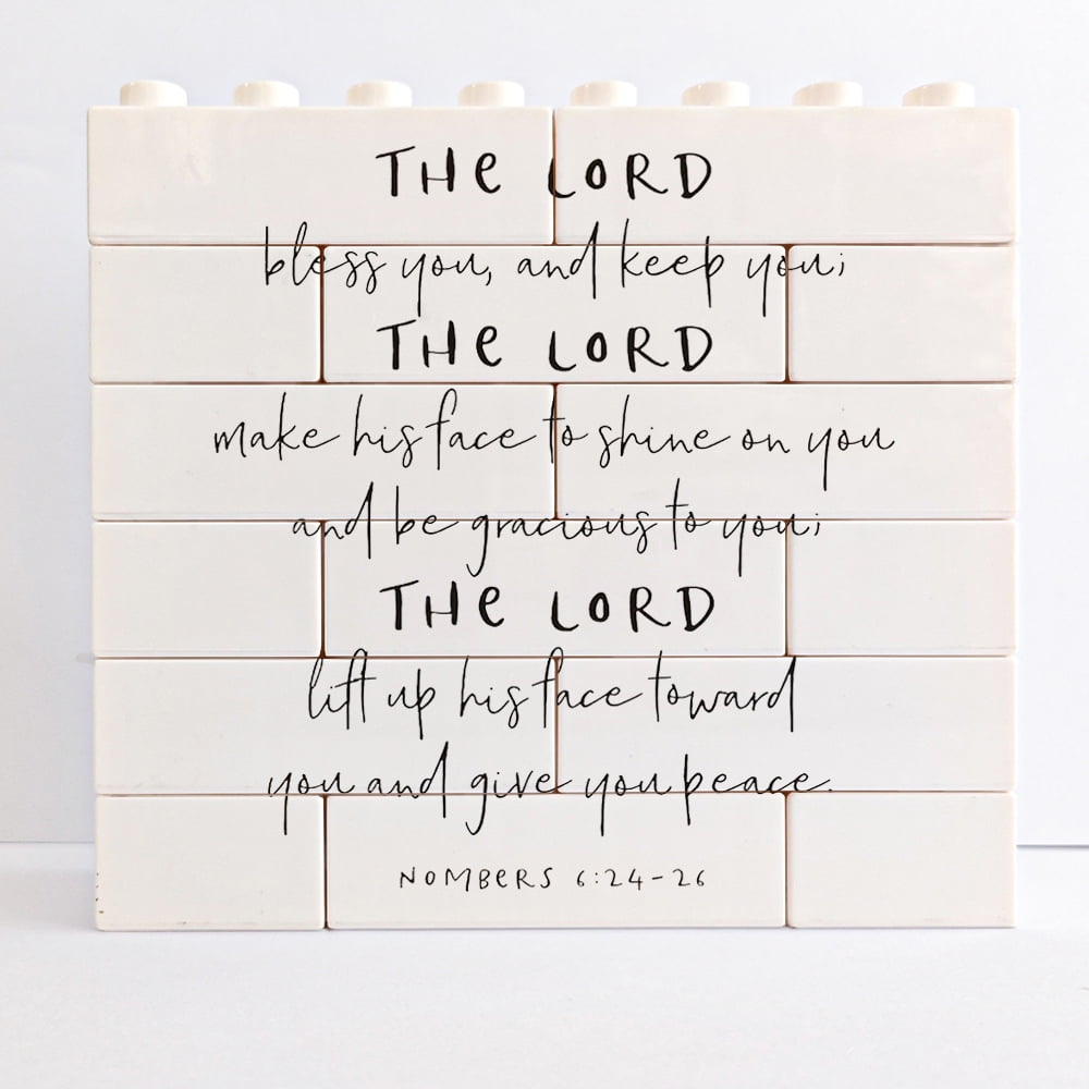 Desk Sign 4.7x5 Inch Inspirational Bible Verse The Lord Bless You And ...