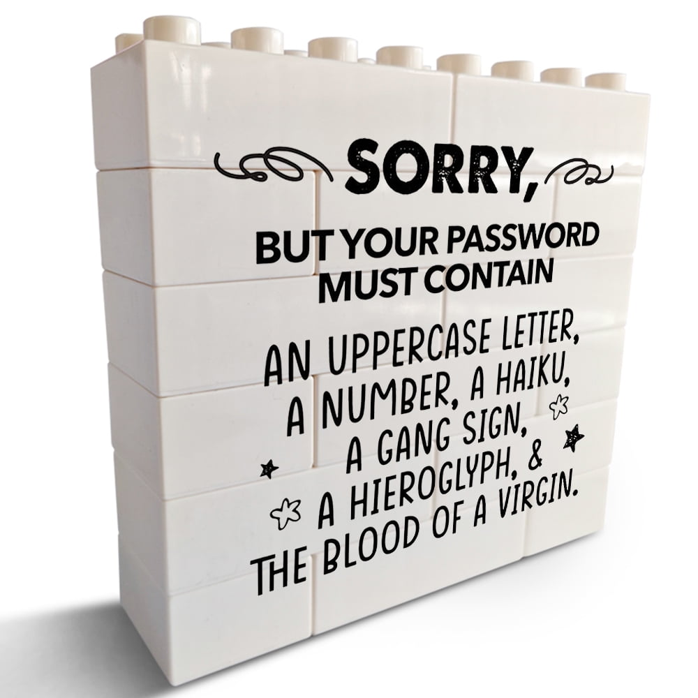 Desk Sign 4.7x5 Inch Office Desk Table Shelf Sorry But Your Password ...