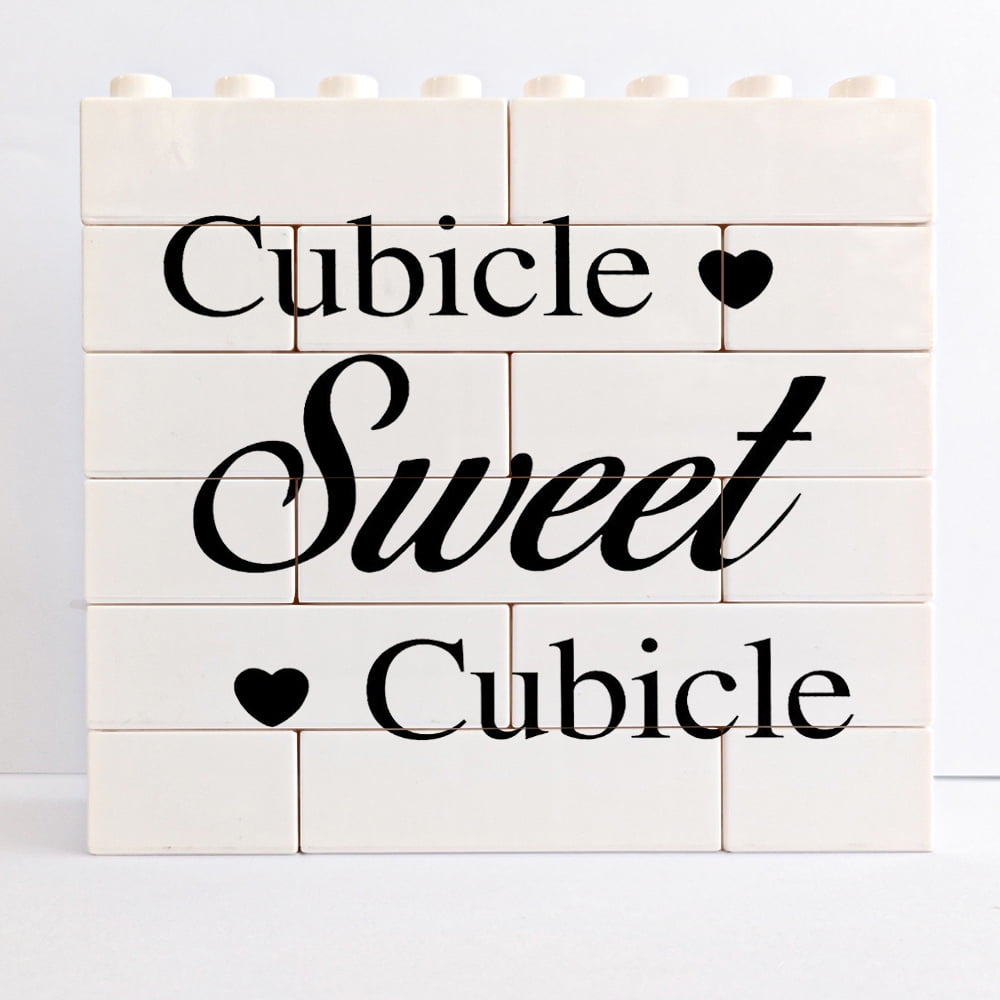 Desk Sign 4.7x5 Inch Rustic Cubicle Sweet Cubicle Decorative Sign ...