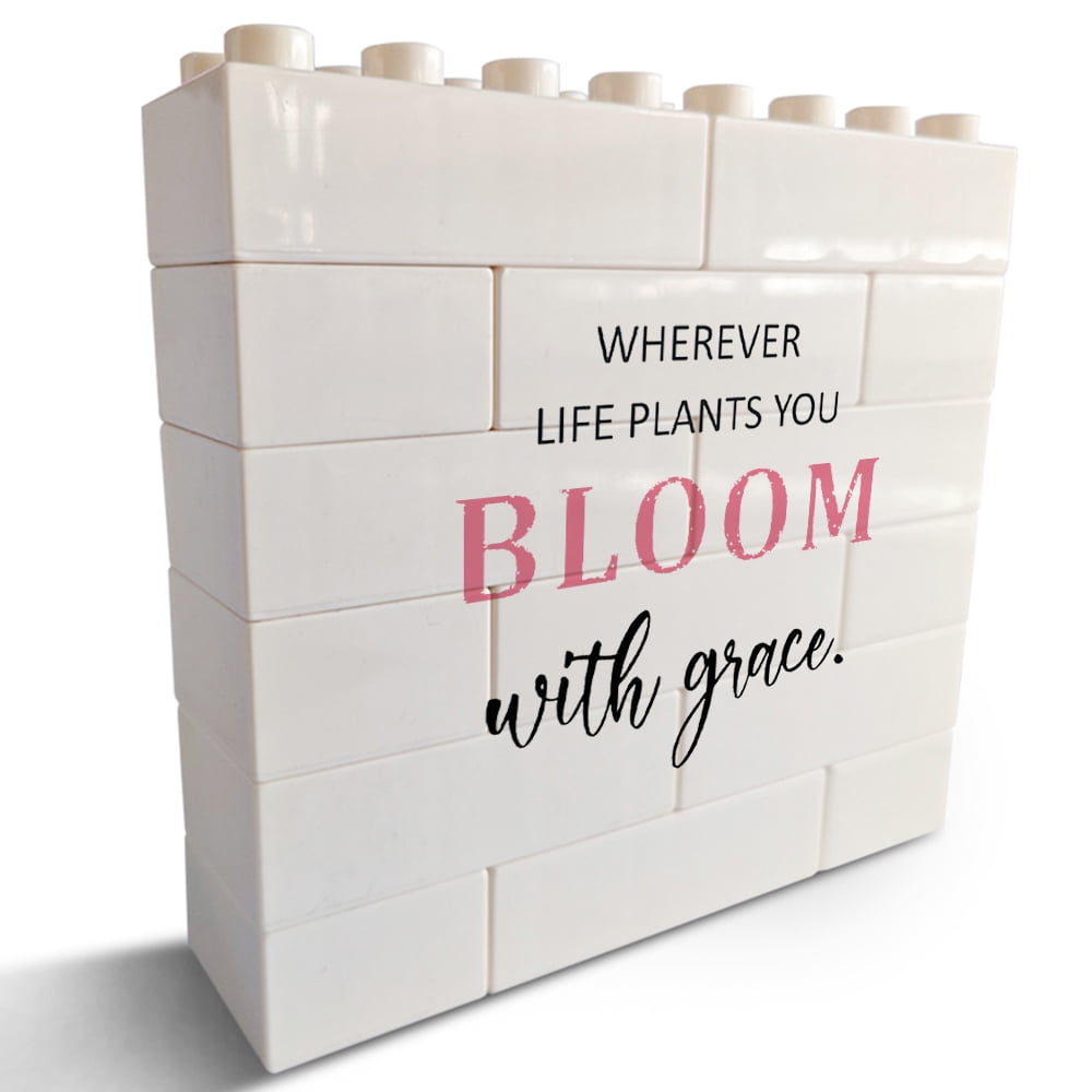 Desk Sign 4.7x5 Inch Spring Desk Decor Positive Spring Plaque Desk ...