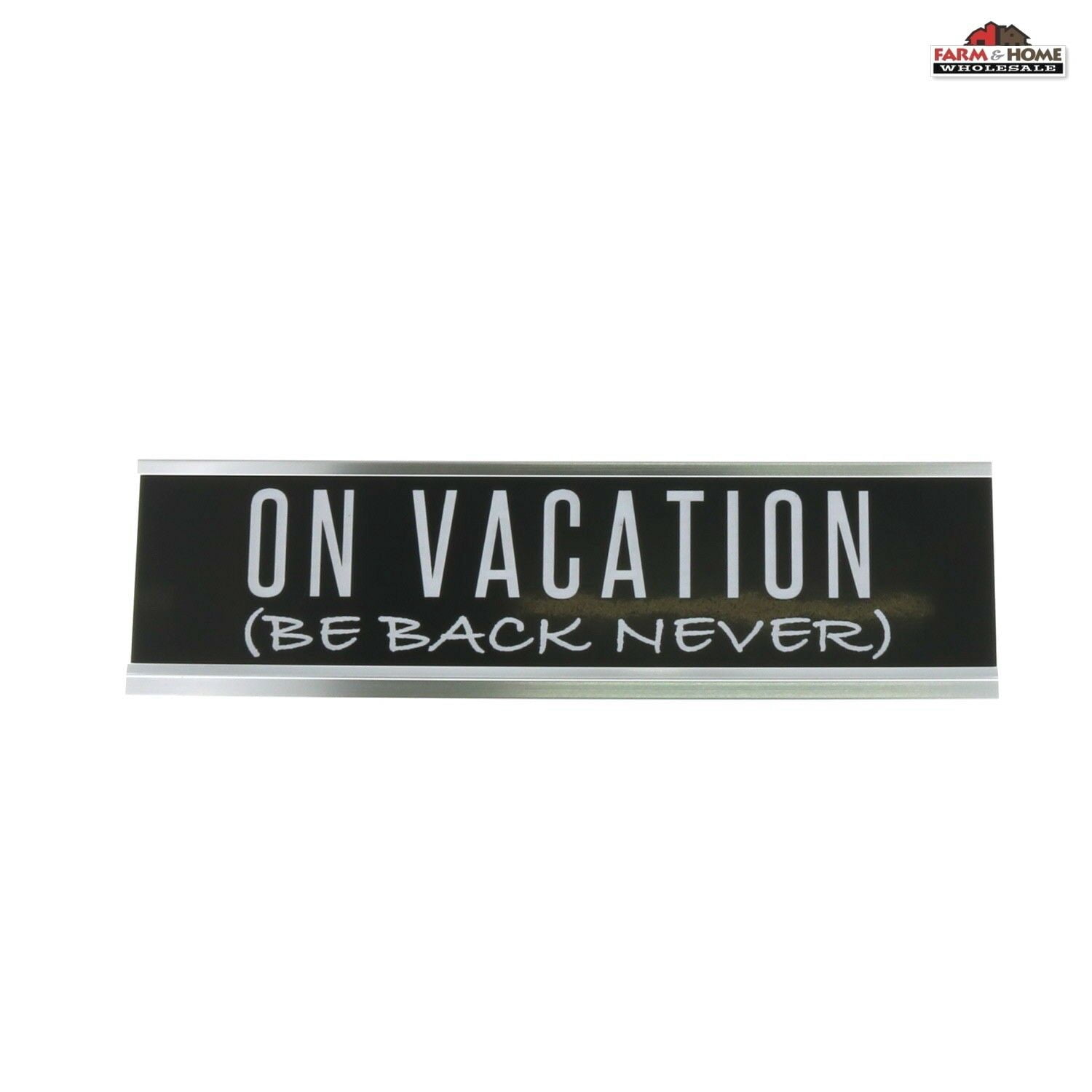 Desk Sign Vacation Nameplate ~ NEW - Walmart.com