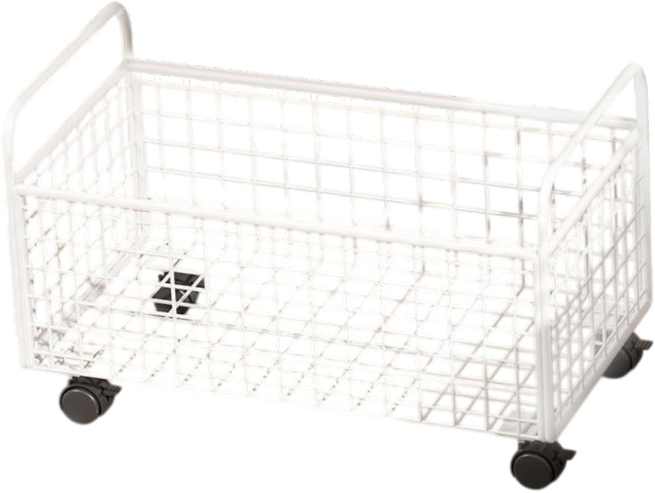 Under Desk Storage Cart Mobile Mesh Storage Cart with Lockable Wheels ...