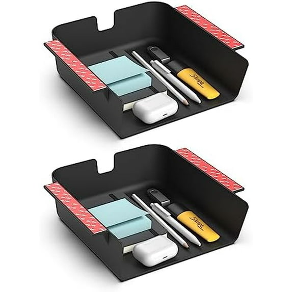 Under Desk Storage Shelf, Drawer Organizer for Office, Workstations ...