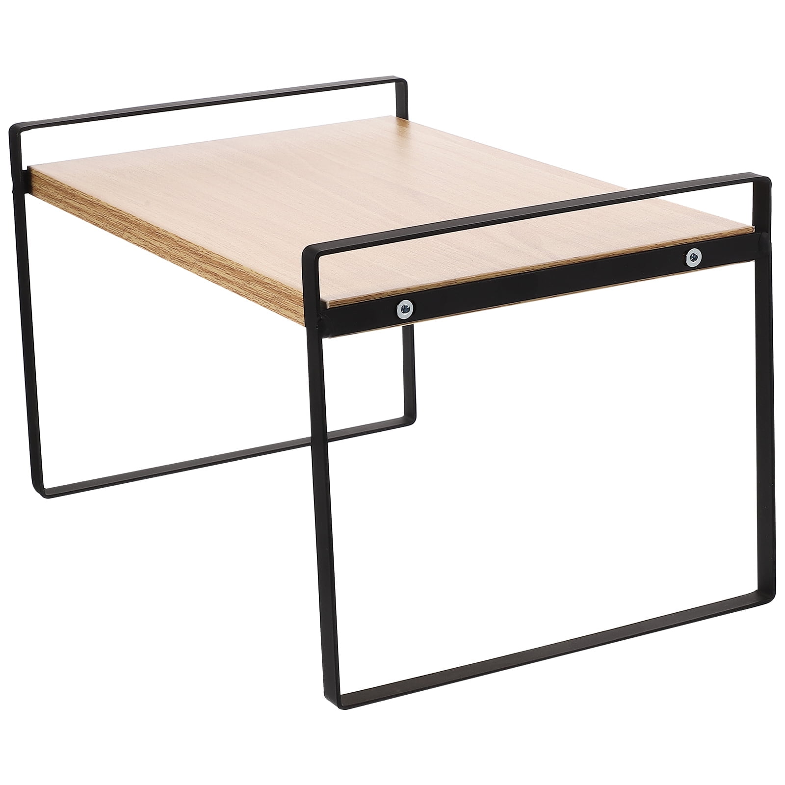 Desk Storage Shelf Table Top Bookshelf Desktop Organizer Office Bamboo ...