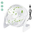 Desk Table Fans, 5 Inch Mini USB Fan, Personal Portable Desktop Cooling ...