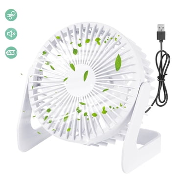 Dengmore Charging Desktop Small Fan Dormitory Fan Wall Mounted Mini ...