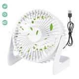 Desk Table Fans, 5 Inch Mini USB Fan, Personal Portable Desktop Cooling ...