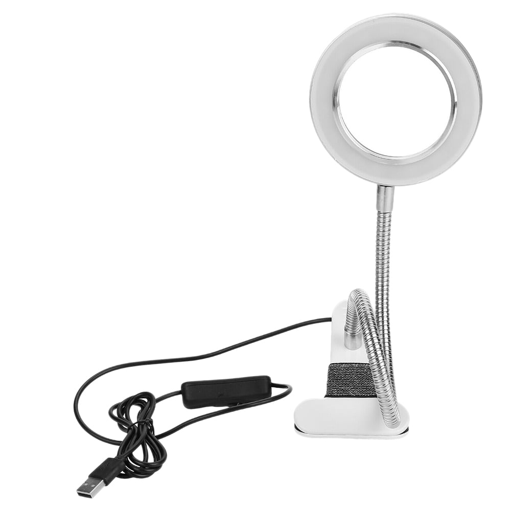 Desk Table Top 8X Magnifying Glass Beauty Nail Salon Tattoo Magnifier ...