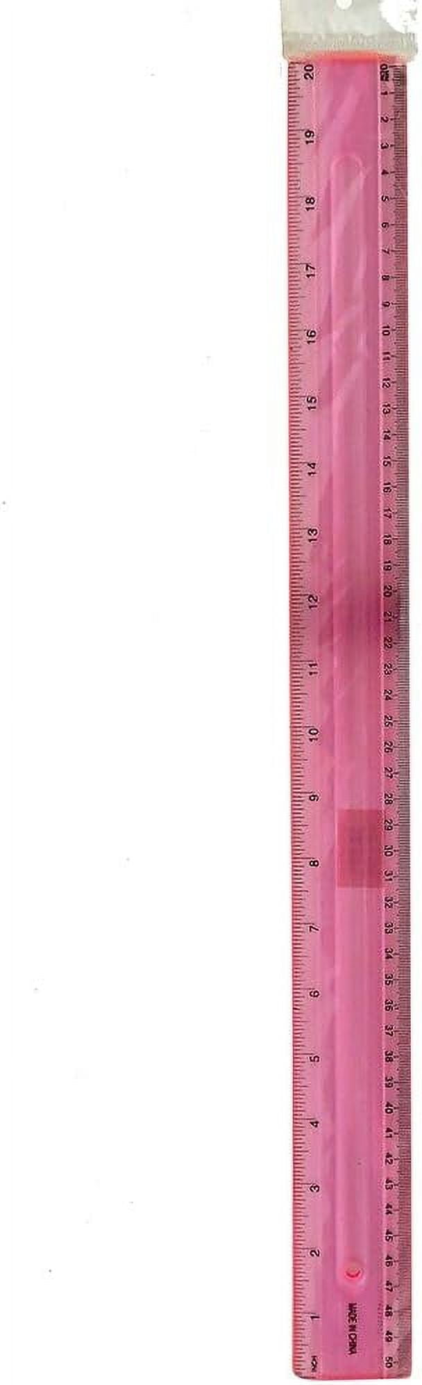 Desk Tech Ruler 55 Cm/ 12 Inch (Candy Pink) - Walmart.com
