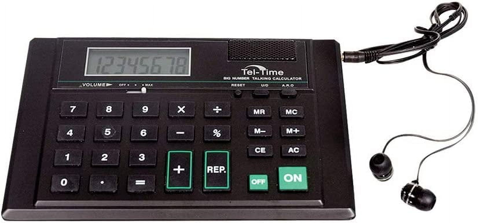 Desk-Top Talking Calculator with Single Earbud - Walmart.com