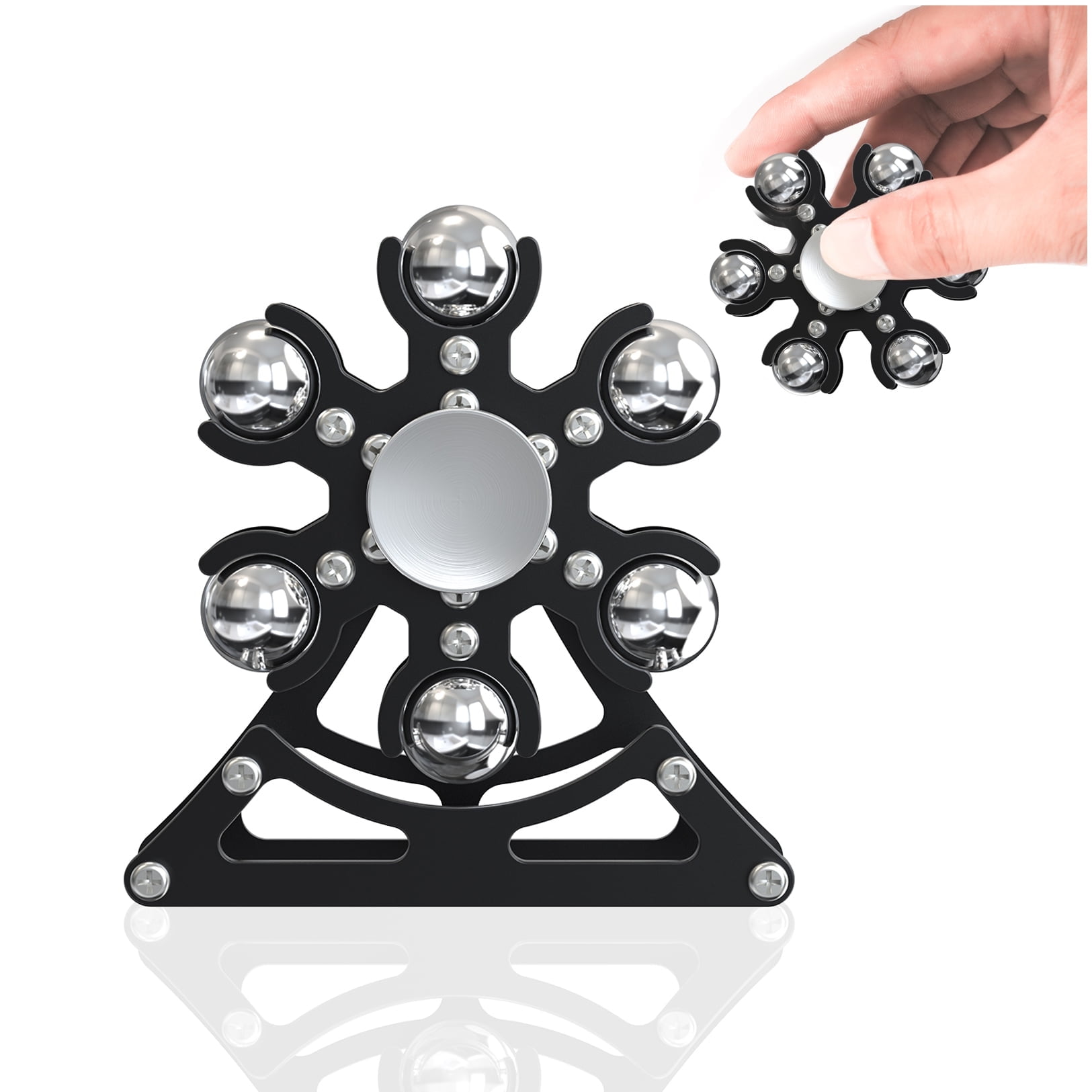 Fidget Ferris-Wheel Spinner: 4Mins Kinetic Metal Spinner, Stress Relief ...