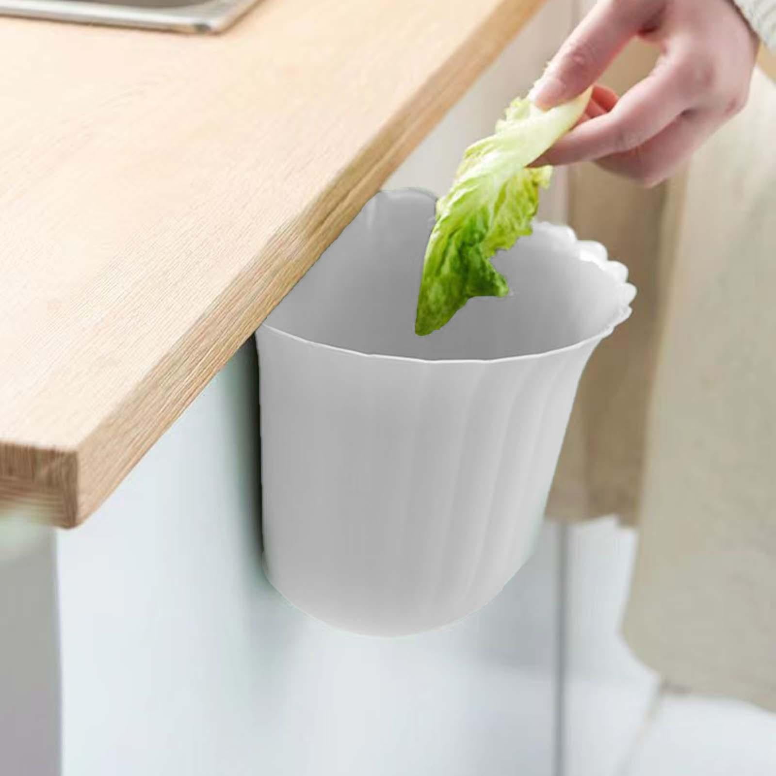 Desk Trash Can Flower Pots Plant Container Table Waste Bin for Desktop ...