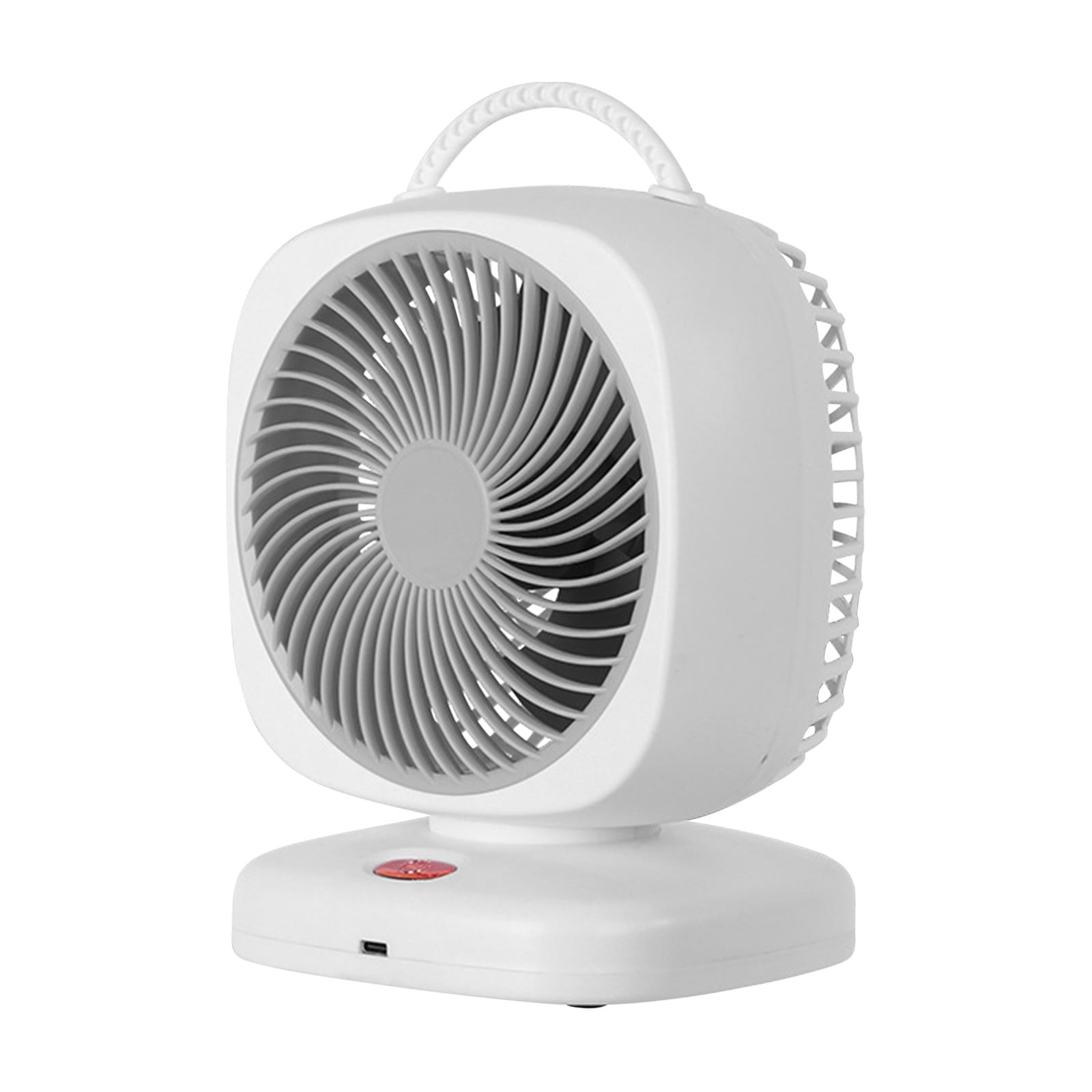 Desk Usb Rechargeable Fan 10.49 Inch Blade 5 Speed Brushless Motor 2000Mah Battery Low Noise ...