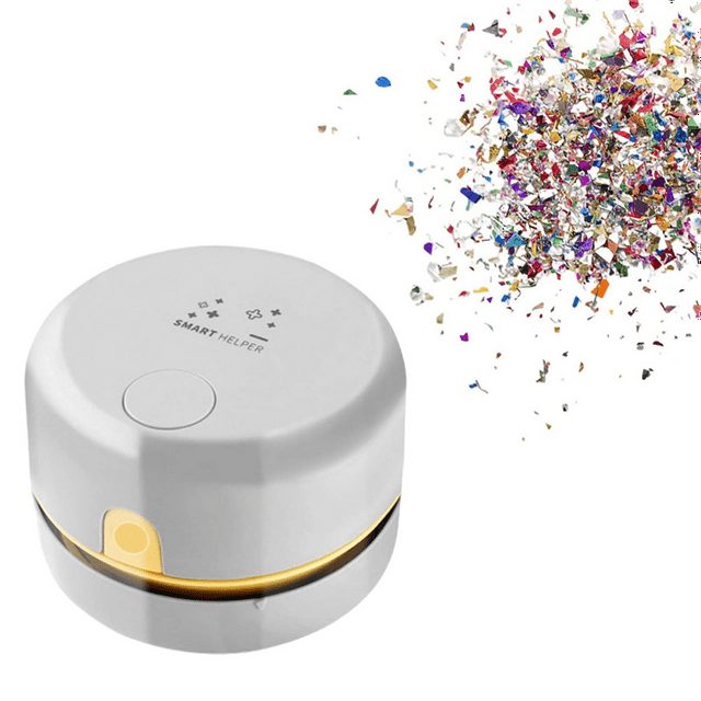 Desk Vacuum Cleaner, Mini Table Dust Vacuum Cleaner, Rechargeable Table ...