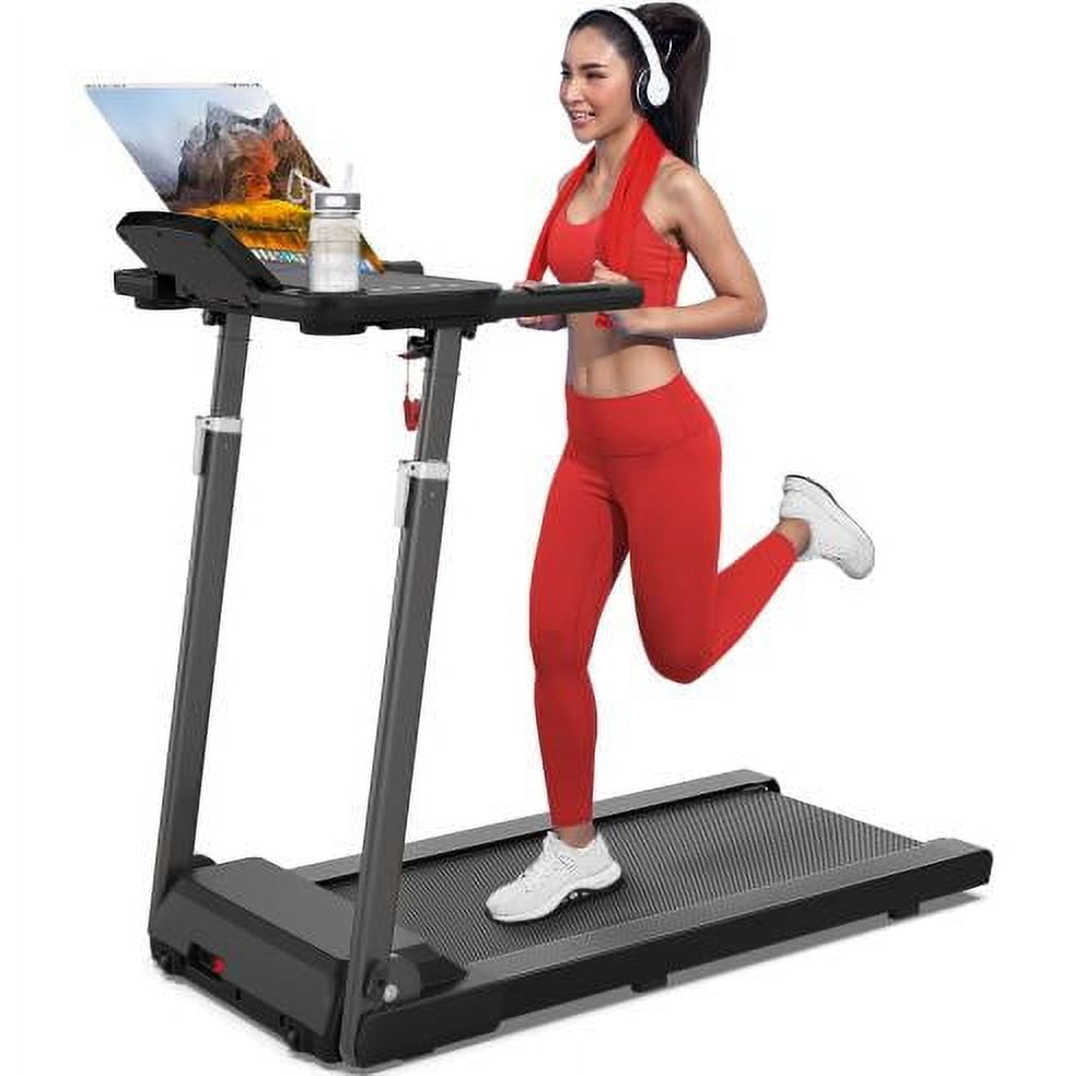 Under Desk Walking Treadmill with Workstation - 300LB Weight Capacity ...