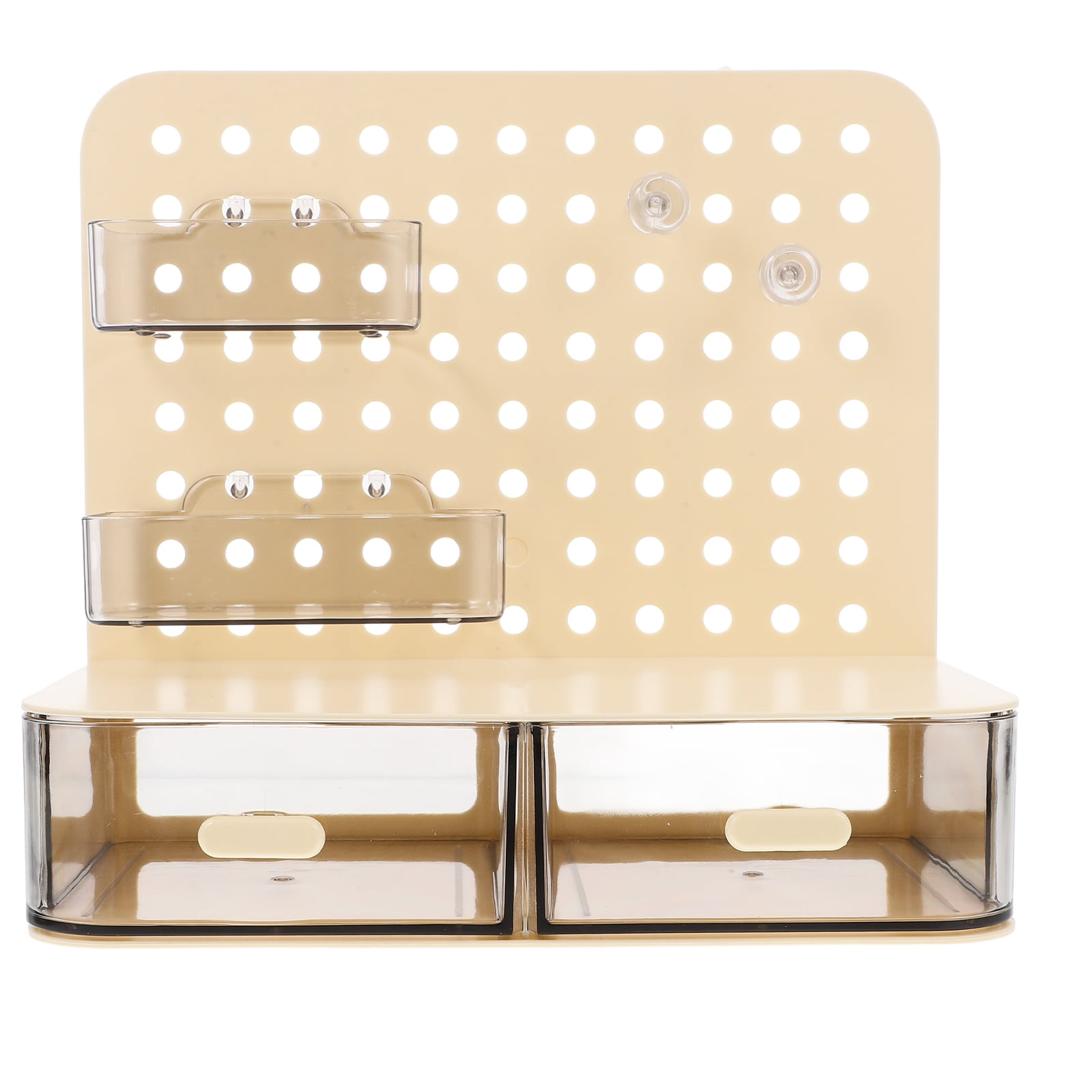 Desk Wall Organizer With Pegboard Wall-Mounted Pegboard Storage System ...