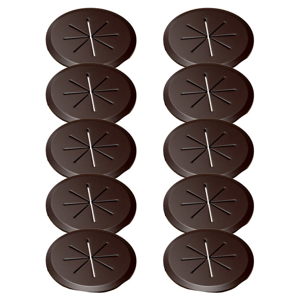 Desk Wire Hole Covers - 10 Pack Decorative Cable Management for ...
