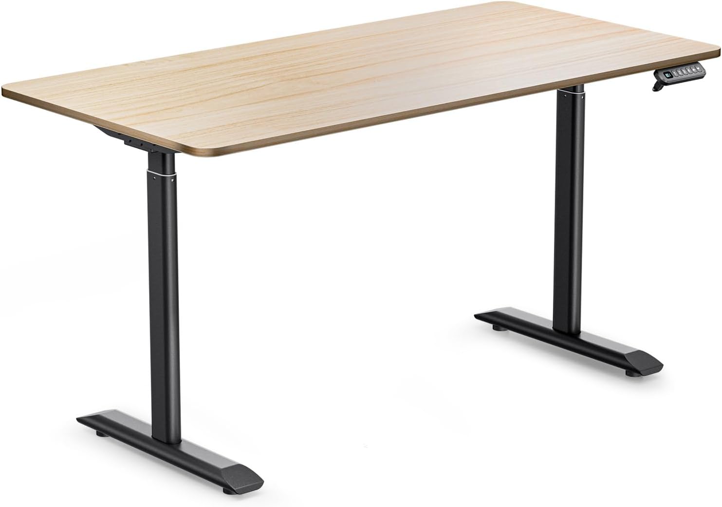 Desk for Gaming, Computer Desk 55 x 27.5 inches, Adjustable Height ...