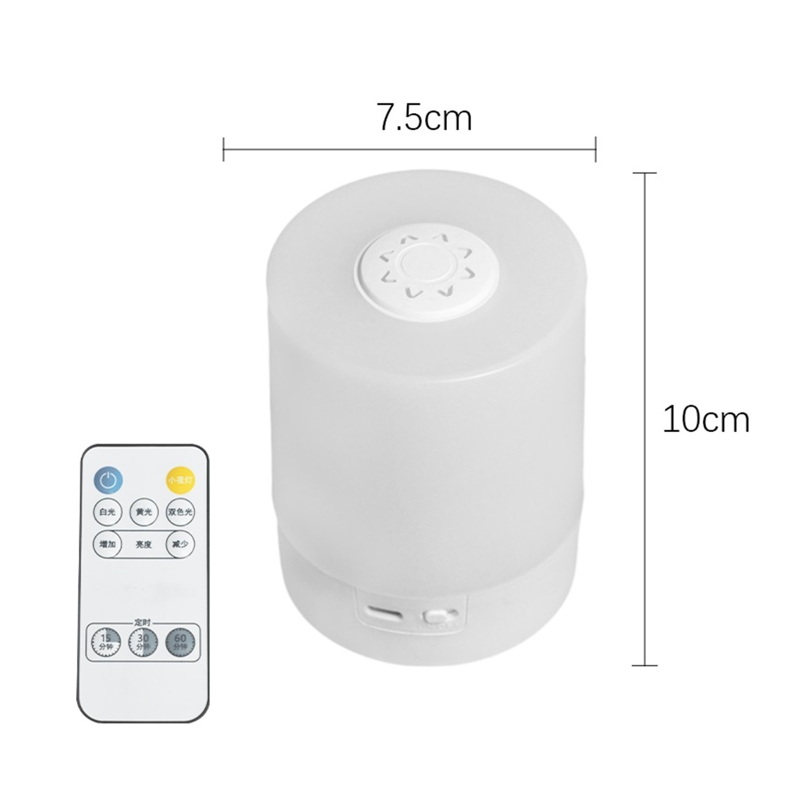 Desk lamp Dimmable Rechargeable Bedside Lighting Touch Reading Led ...