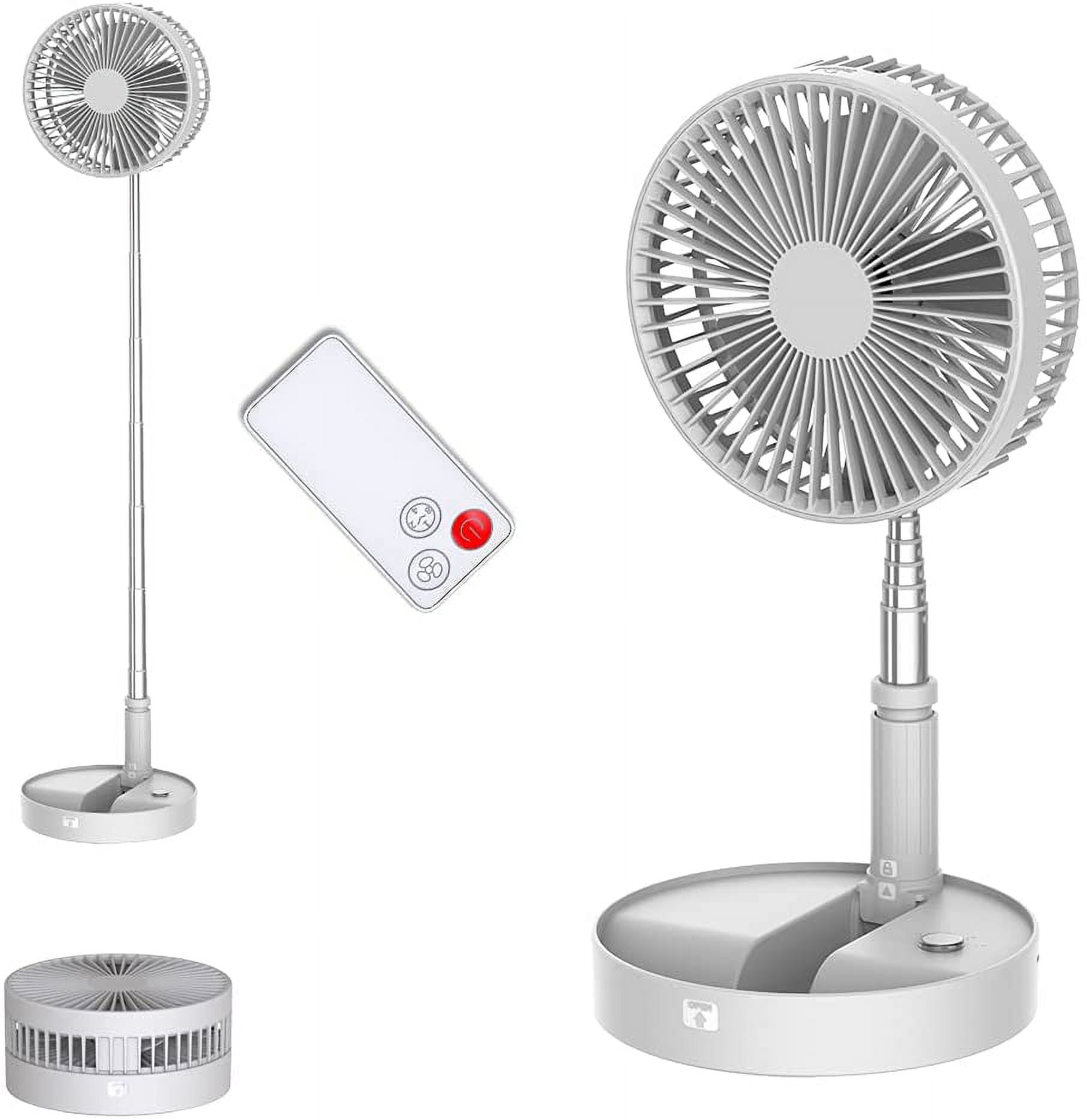 Desk and table fan, Foldable Fans Portable Travel Fan Battery Operated ...