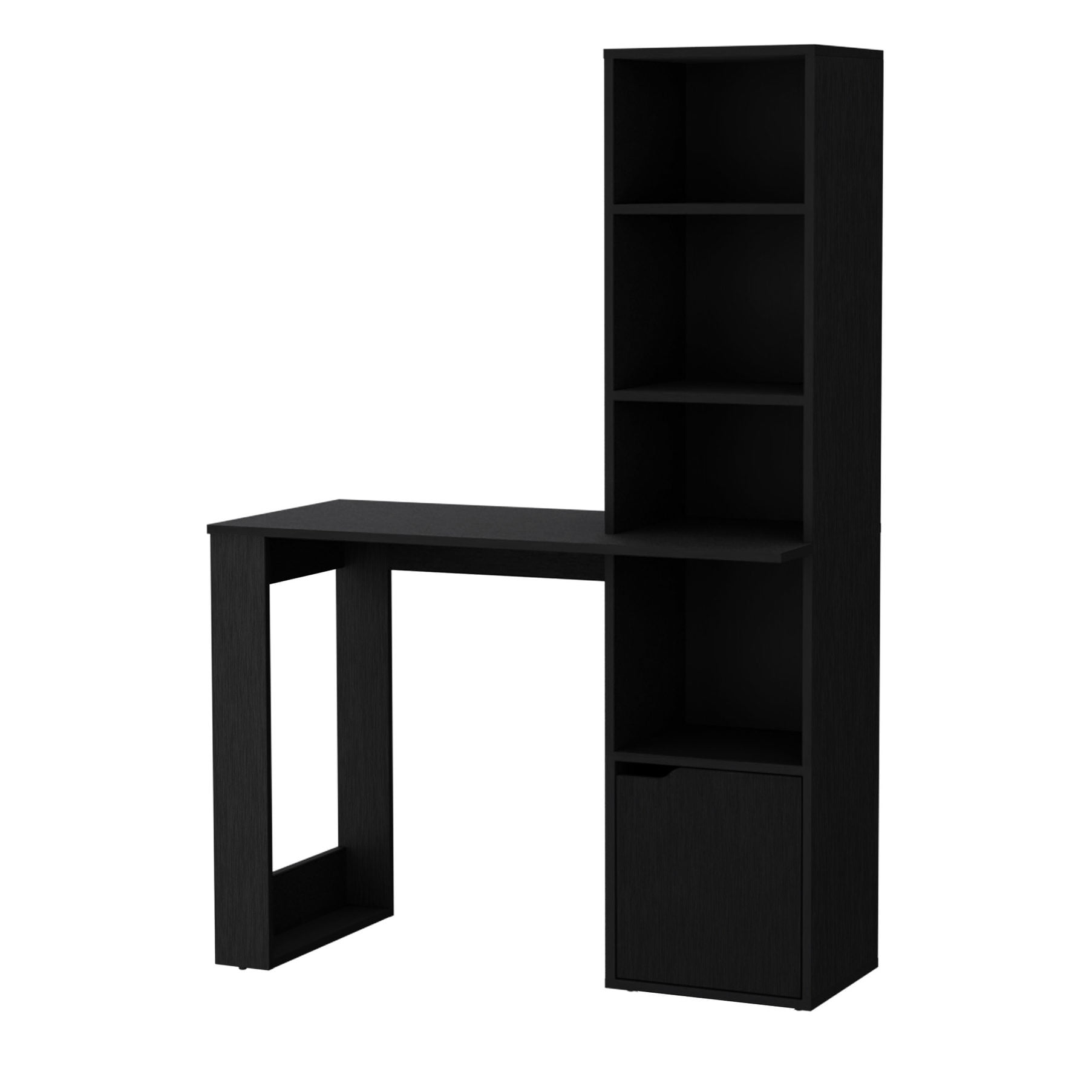 Desk with Bookcase and Single - Door Cabinet | Project Completion ...