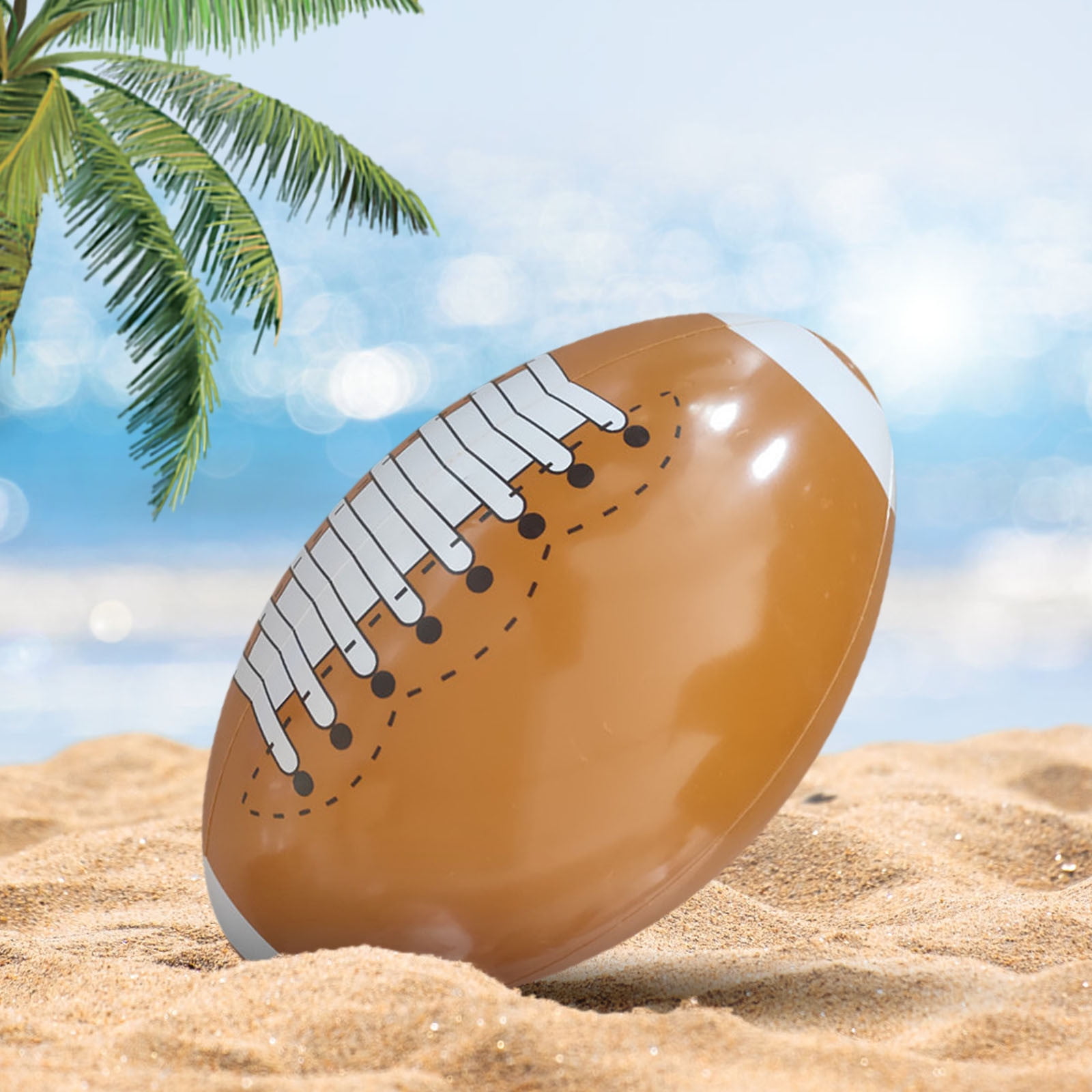 DeskAKBK® Inflatable Footballs 16 Inch Blow Up Footballs Outdoor Beach ...